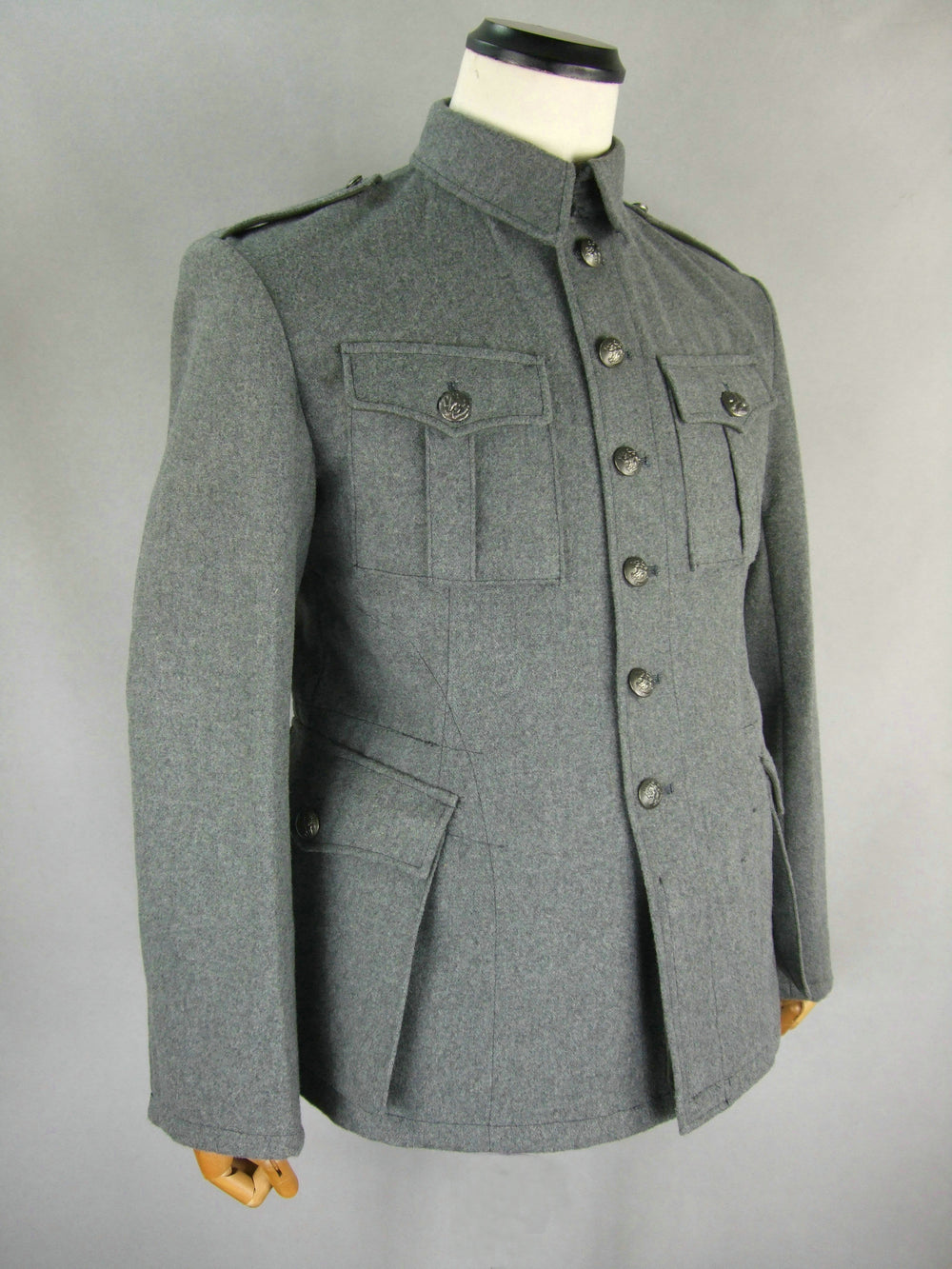 WW2 World War 2 Finnish M36 Sarkatakki Wool Field Tunic Light Grey ...