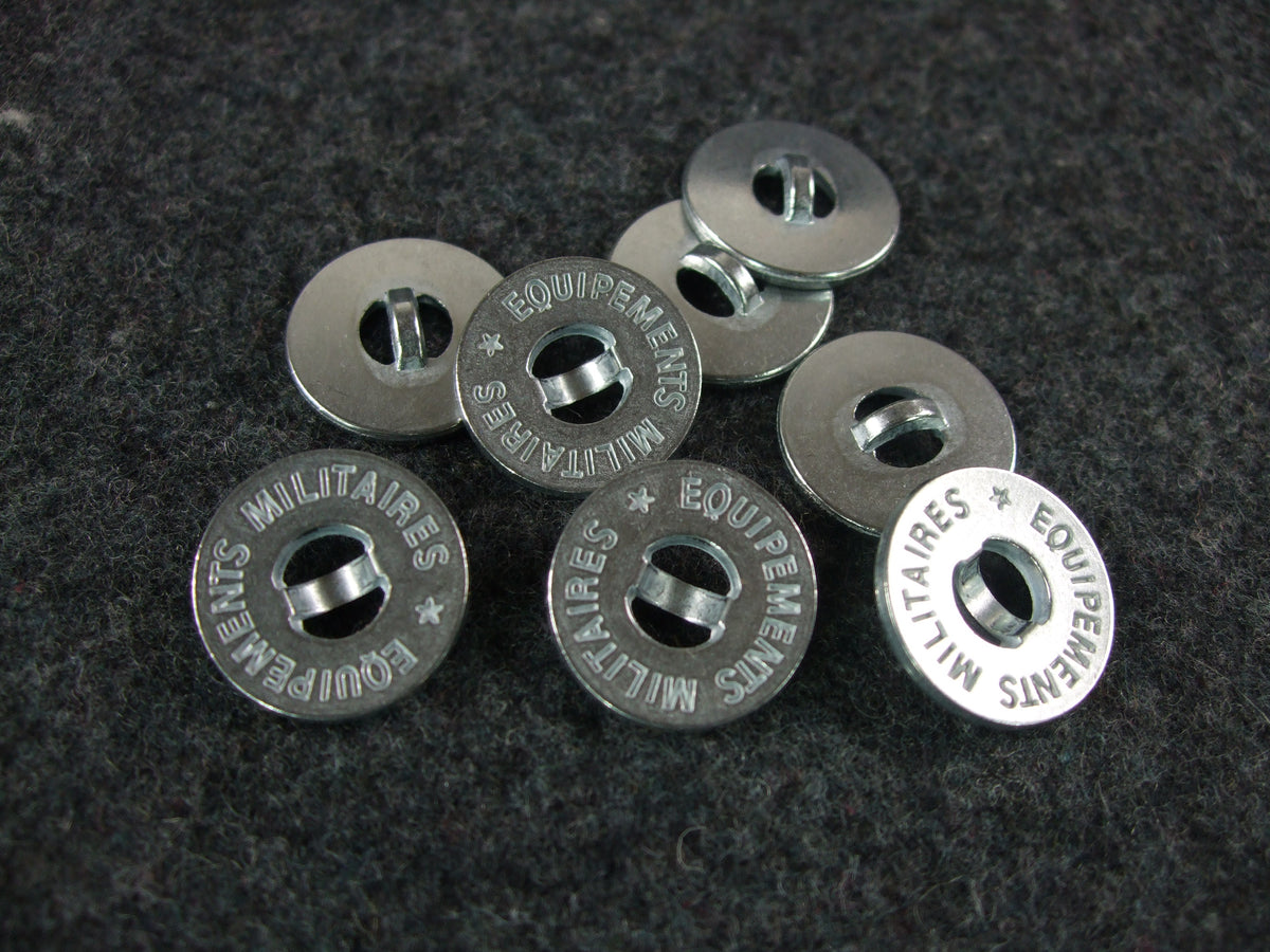 WW1 WW2 French Army Metal Buttons X 8| Hikimilitariashop