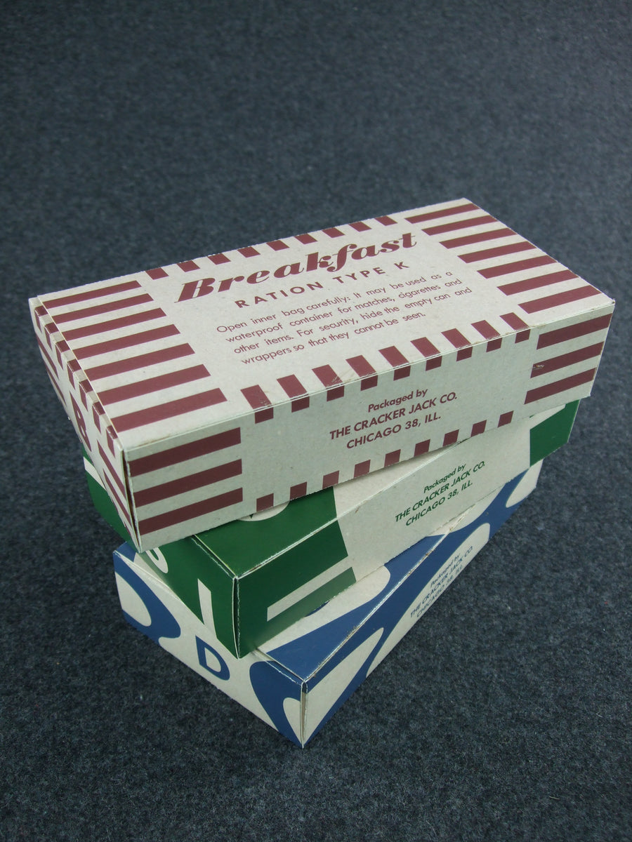 WW2 United States US Army USMC K-Ration Morale Breakfast Supper Dinner ...