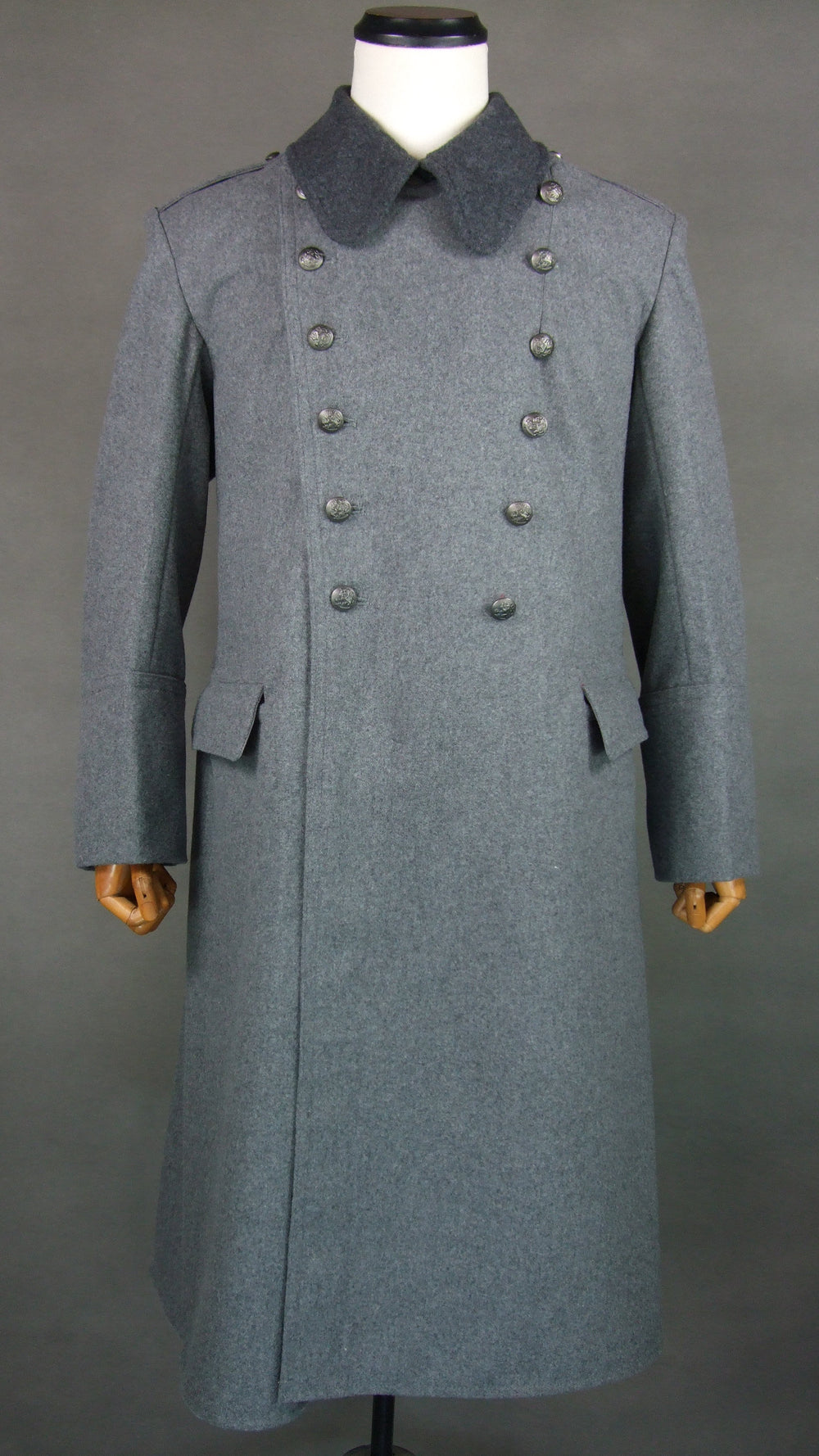 WWII Finnish Light Grey Wool M22-36 Mantel Greatcoat| Hikimilitariashop