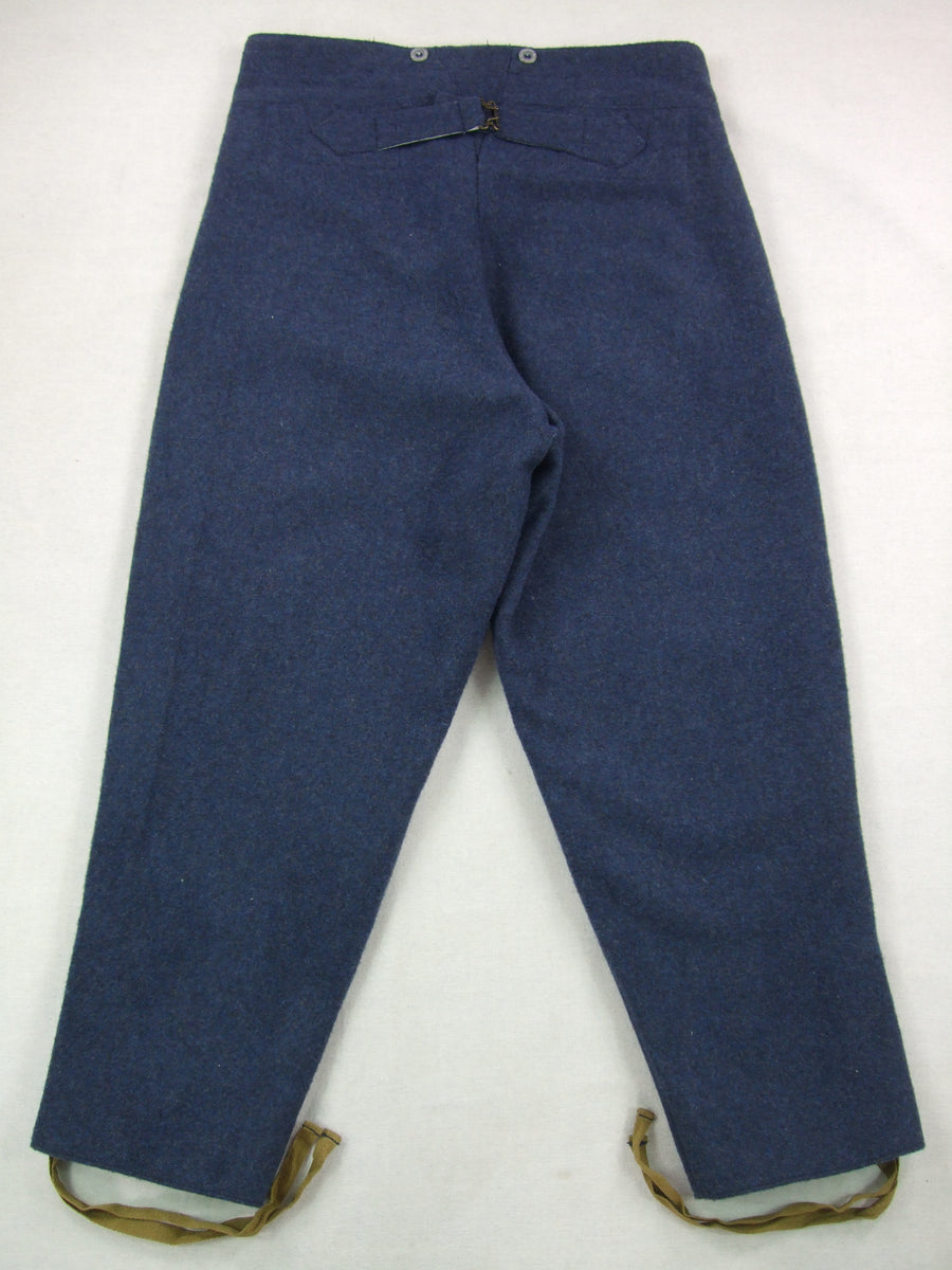 WW1 French Bluish Iron-grey Wool Chasseurs Alpins M1915 M1916 Pants Pa ...