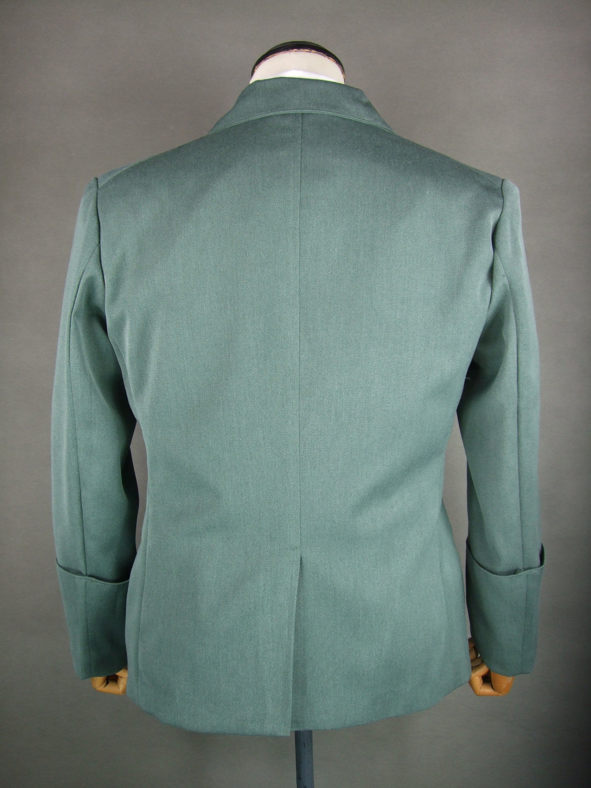 WWII German Führer Field Grey Gabardine Double Breasted Tunic ...