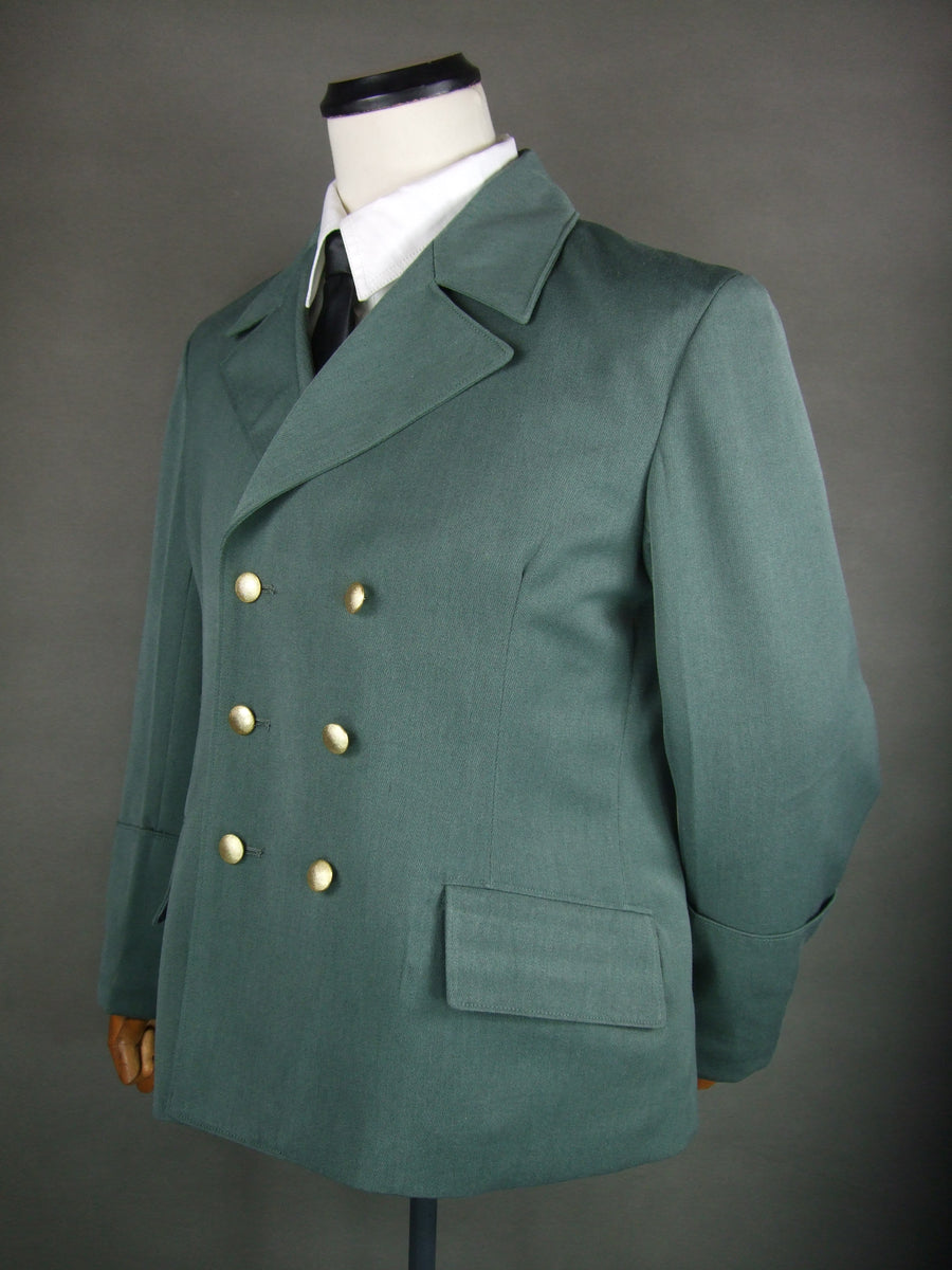 WWII German Führer Field Grey Gabardine Double Breasted Tunic ...