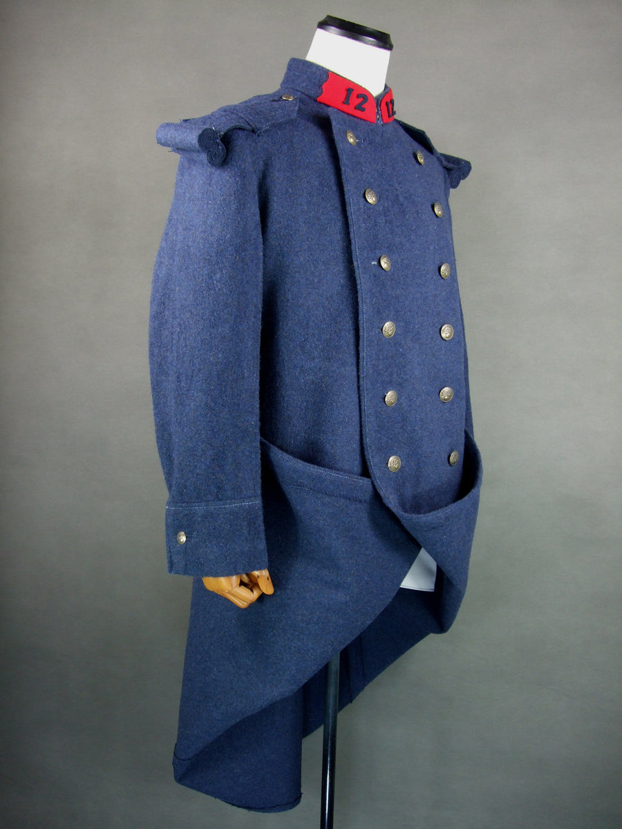 WW1 French Infantry Capote 1877 gris de fer bleuté Iron-grey Wool Grea ...