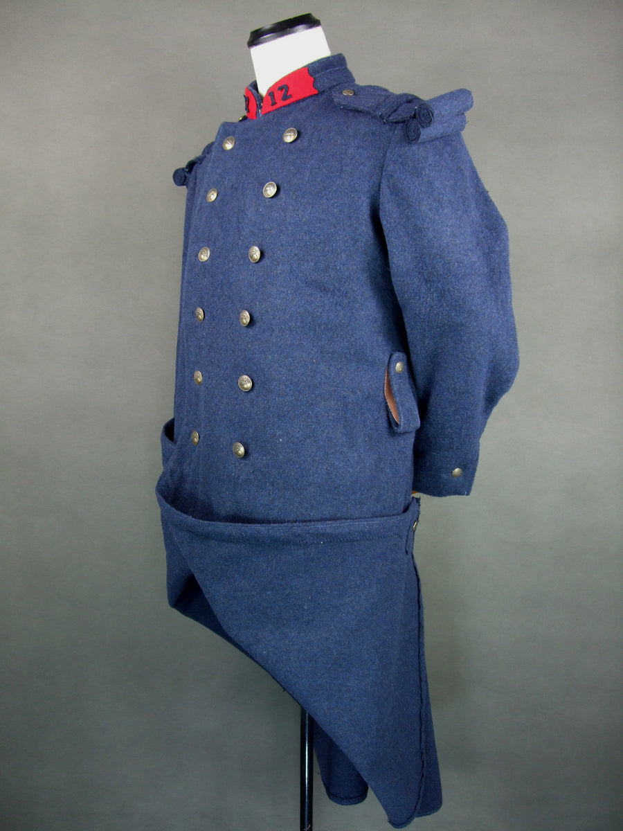 WW1 French Infantry Capote 1877 gris de fer bleuté Iron-grey Wool Grea ...