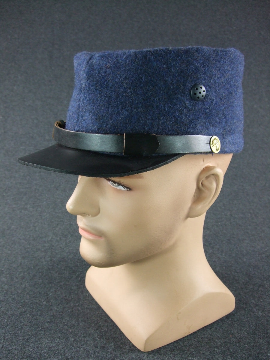 WW1 French Army Enlisted Bluish Iron-grey Wool M1914 Soft Kepi Cap ...