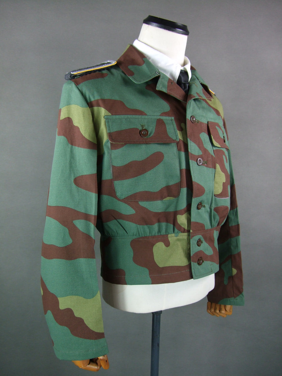 WWII German Luftwaffe LW M44 Fallschirmjäger Combat Tunic Italian Telo ...