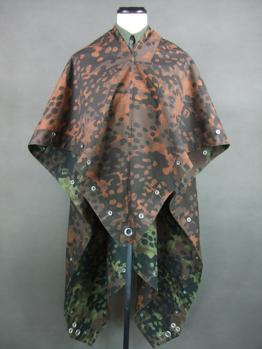 WWII German Plane Tree No.1 Camo Zeltbahn Reversible Quarter & Poncho ...