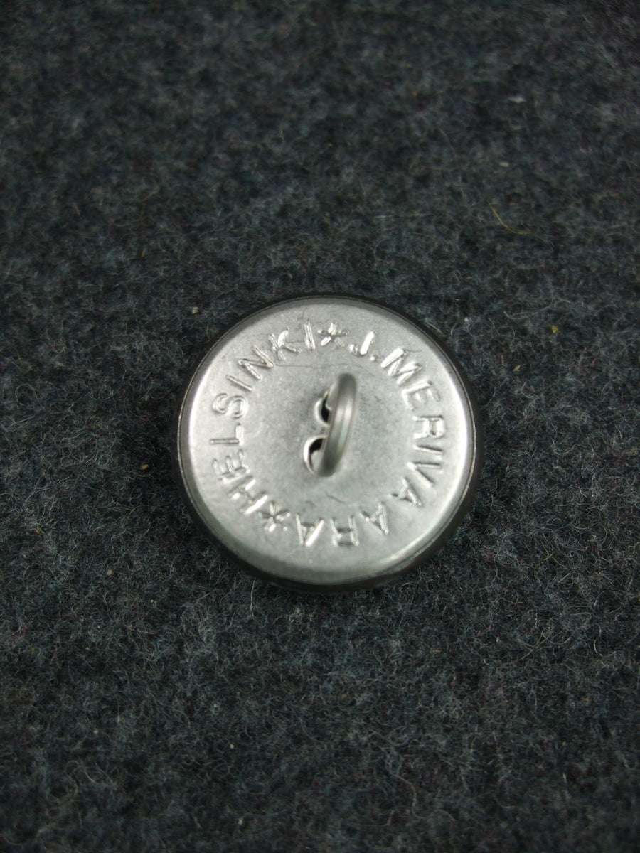 WWII Finnish Stone Grey Pebble Grain Tunic Button 22mm x12 Grey Color ...