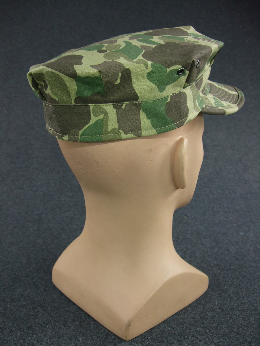 WWII US Army Camo HBT Utility Cap Green| Hikimilitariashop