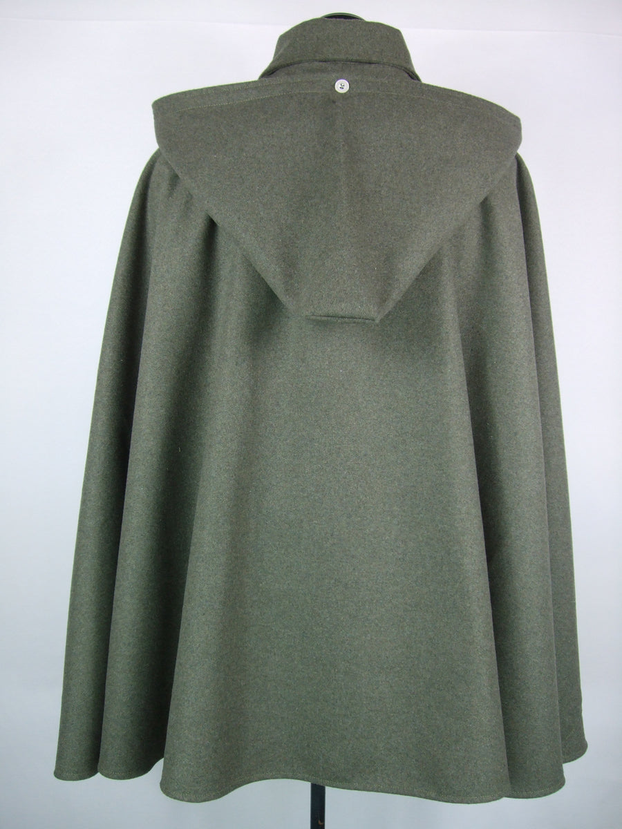 WW1 Austro-Hungarian Imperial Troops Field-Grey Wool Cape With Hood Pr ...