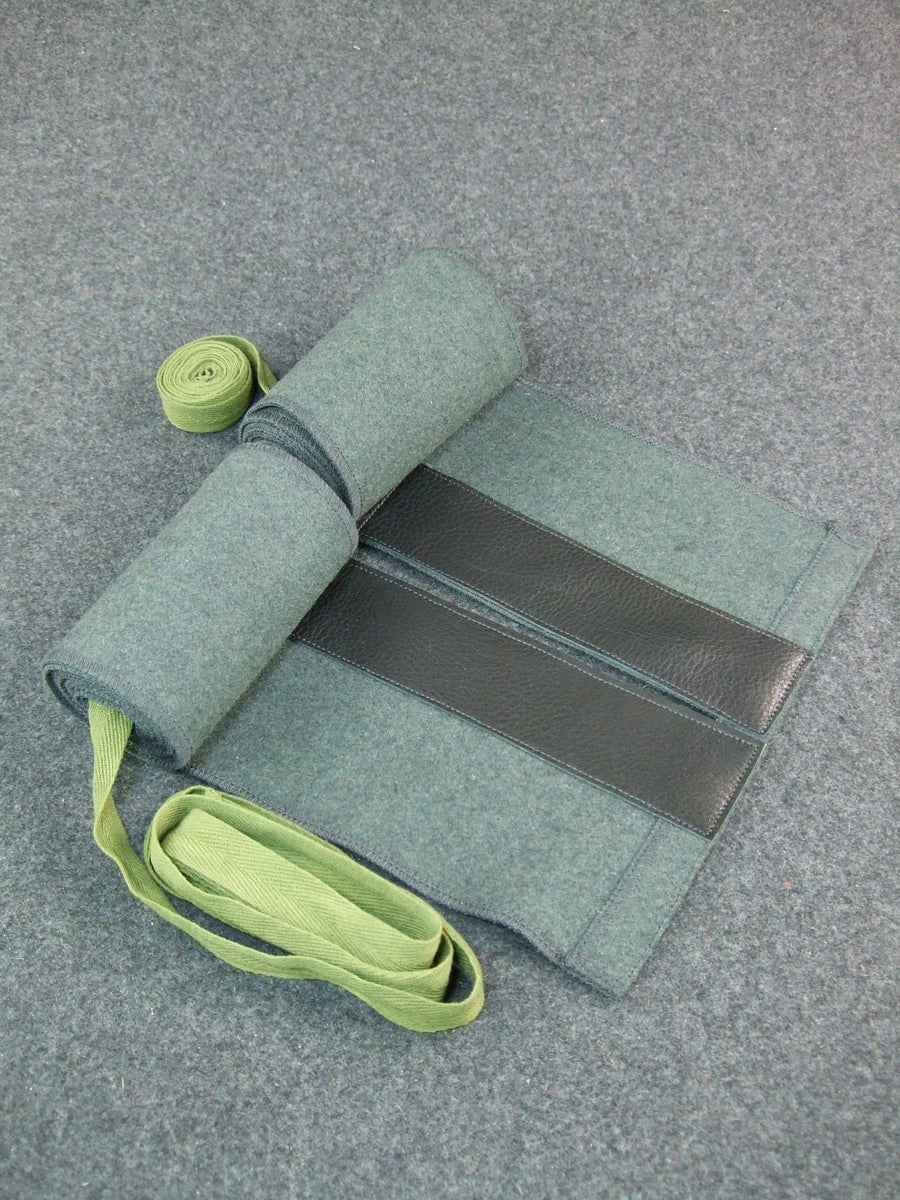 WW1 WW2 Italy Italian M1909 Dark Grey Green Wool Straight Leggings Put ...