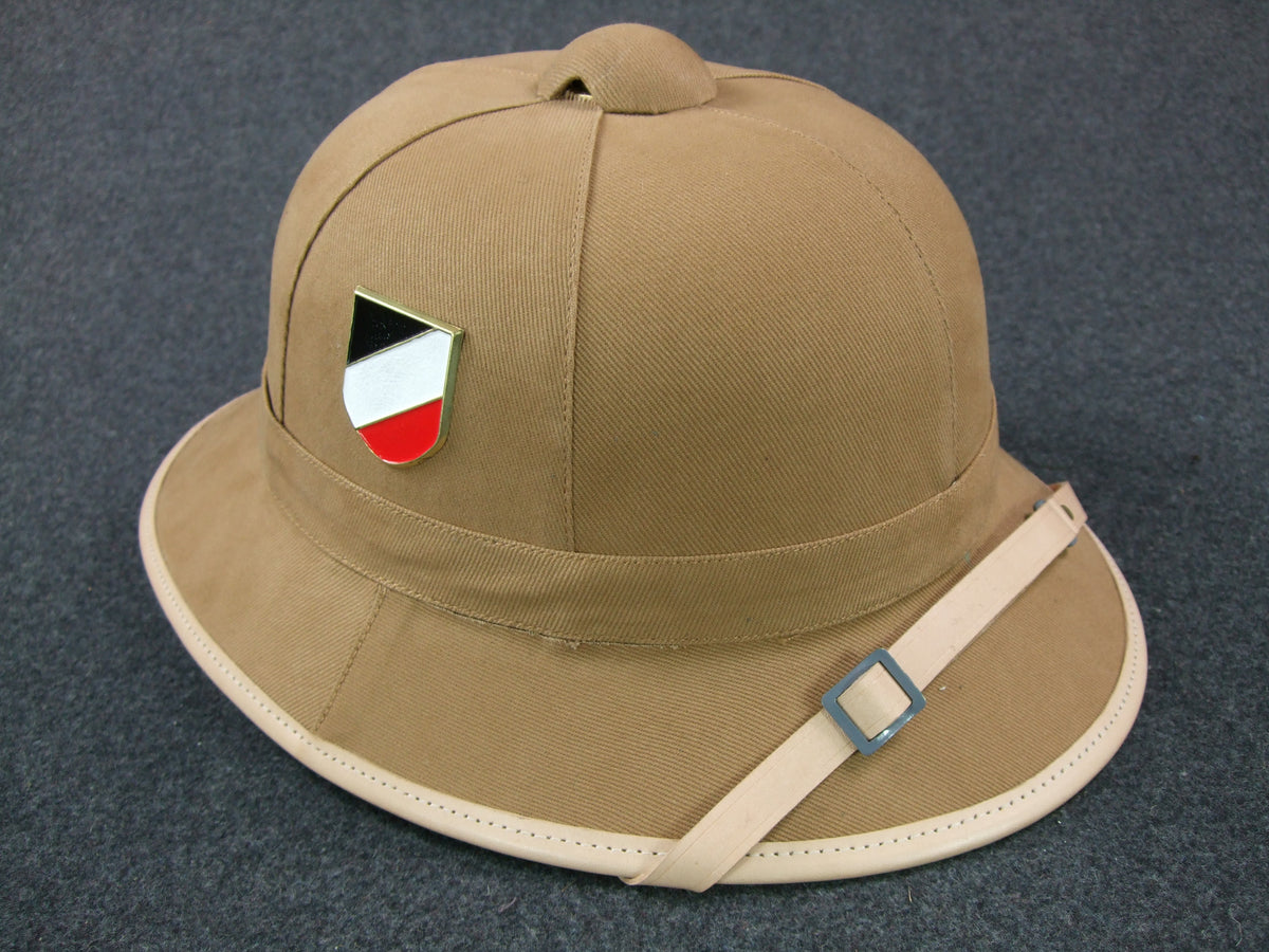 WWII German DAK Wehrmacht Afrikakorps Tropical Pitch Helmet ...