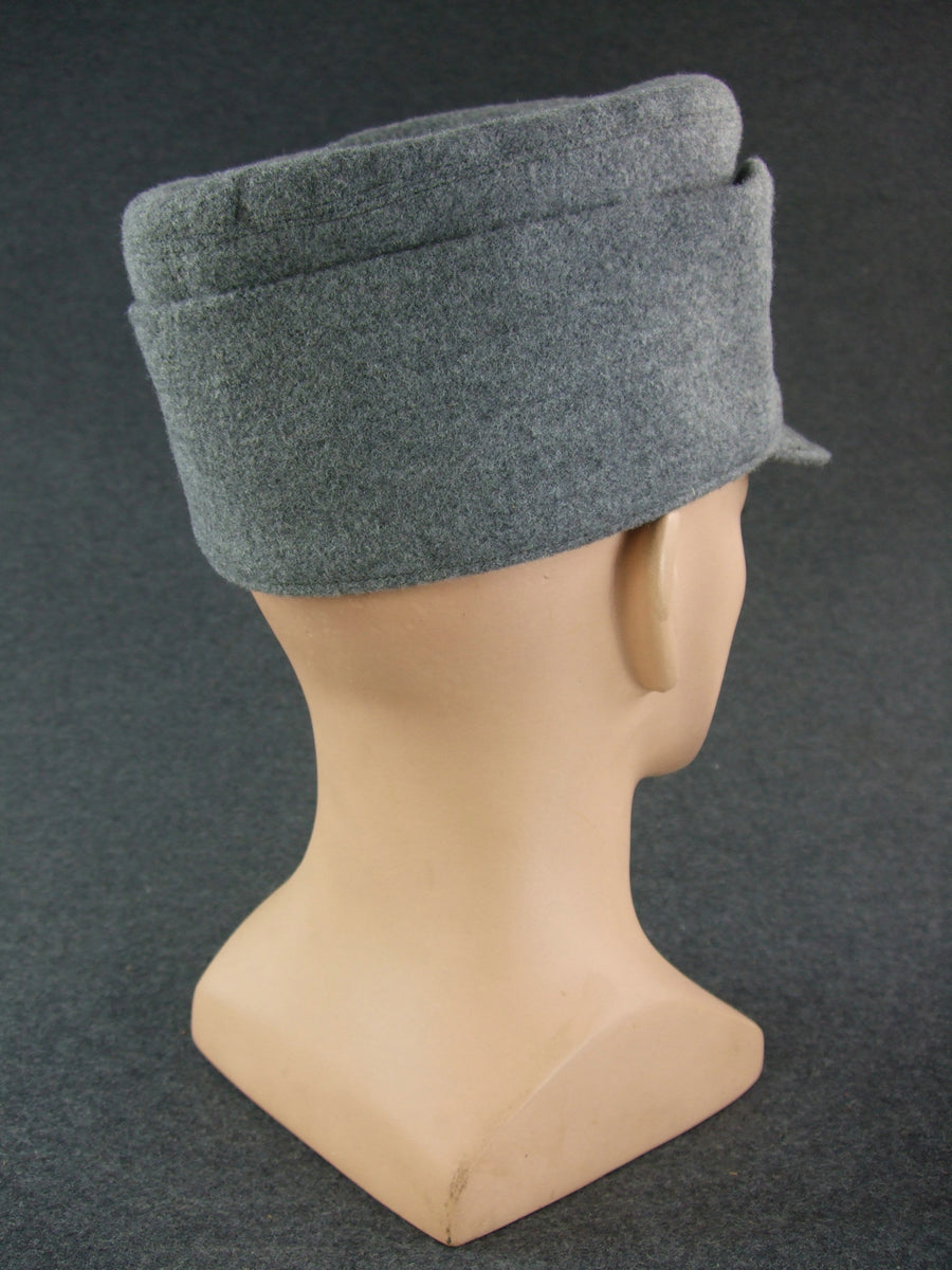 WWII Finnish Enlisted Soldier Field Cap With Badge Light Gray Wool ...
