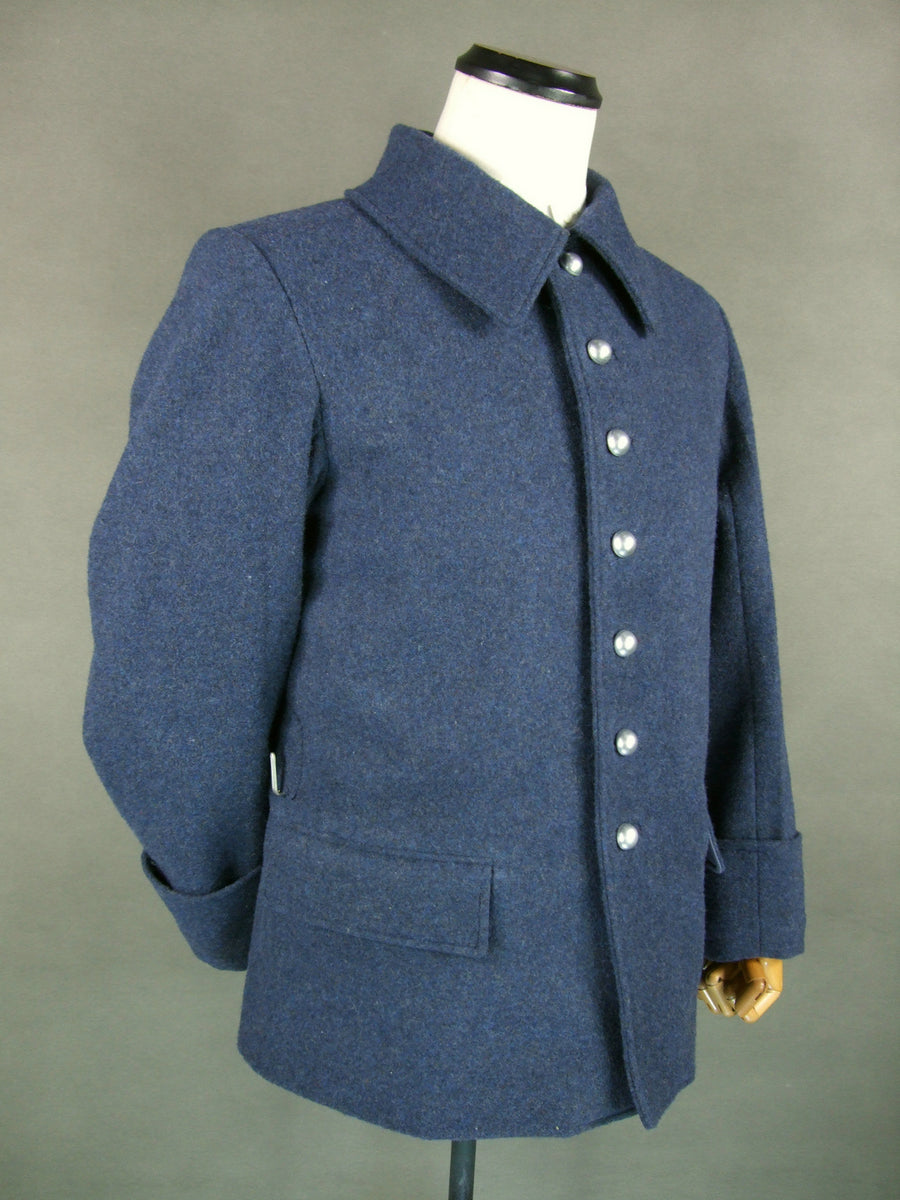 WW1 WW2 French Bluish Iron-grey Wool Chasseurs Alpins M1920 Jacket Var ...