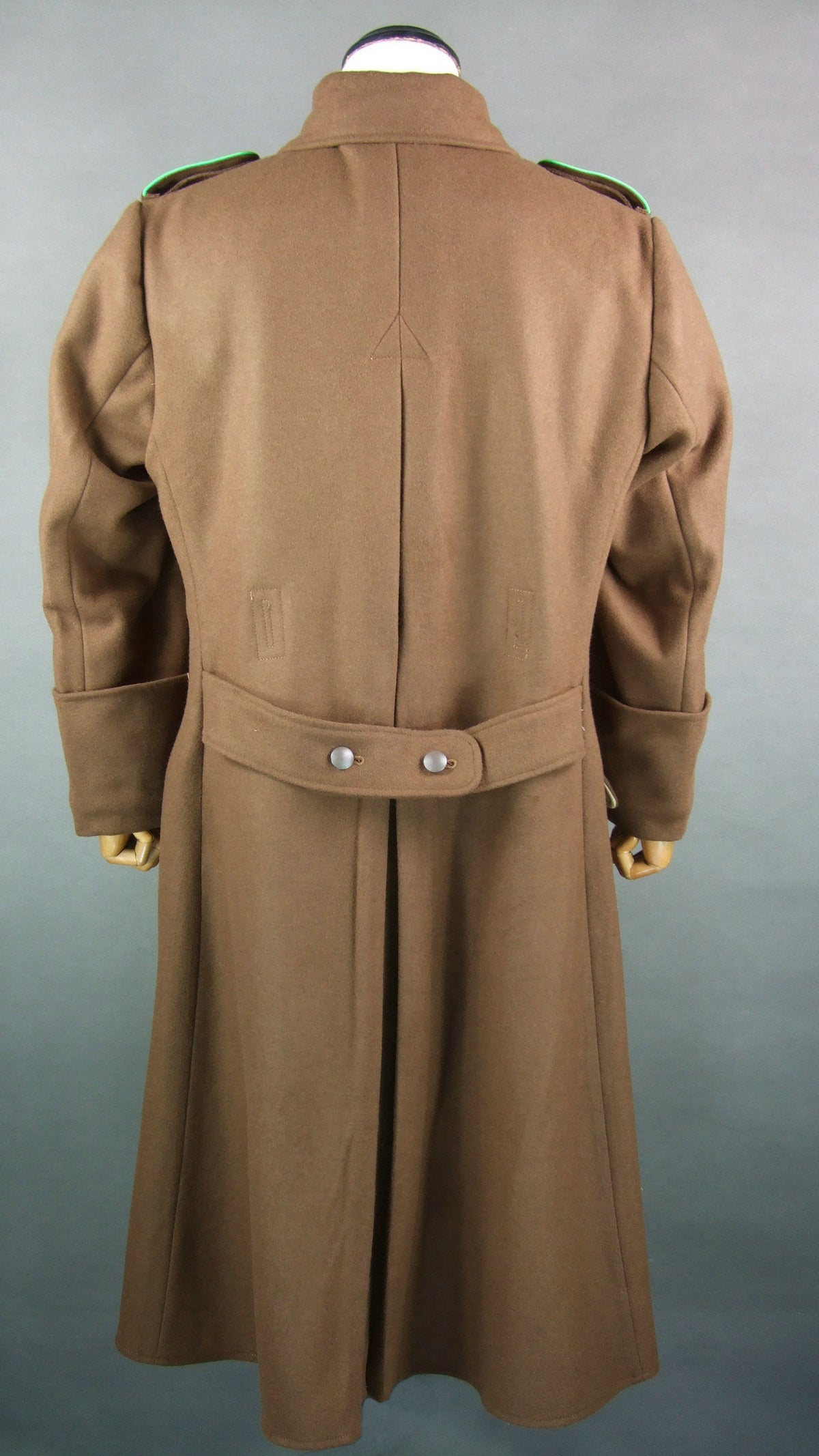 WWII German Brown Wool DAK Heer Afrikakorps Greatcoat Tropical Overcoa ...