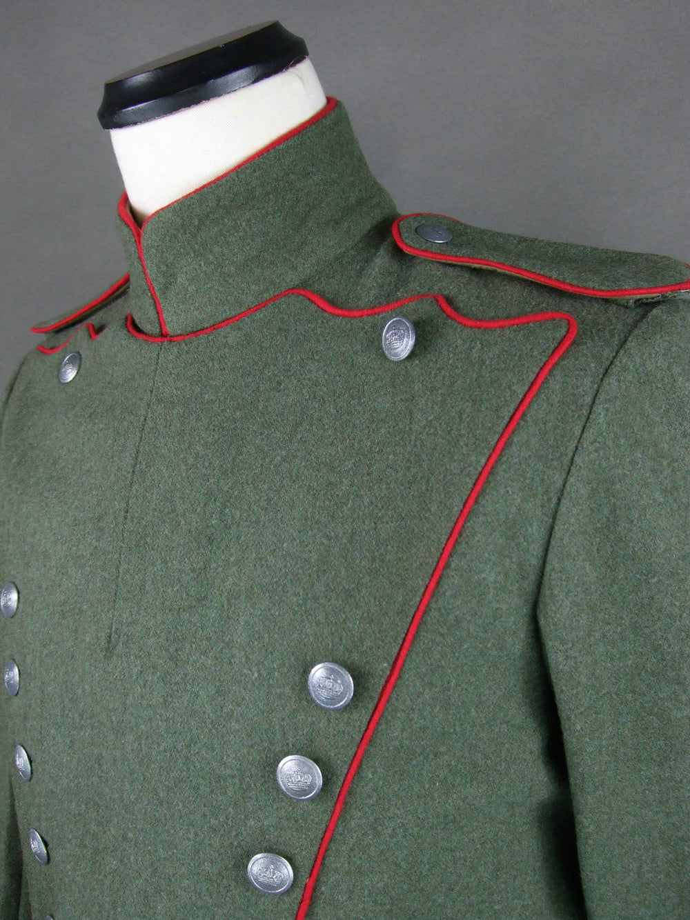WW1 German M1910 Field-Grey Wool Uhlanka For The Royal Prussian Uhlan ...