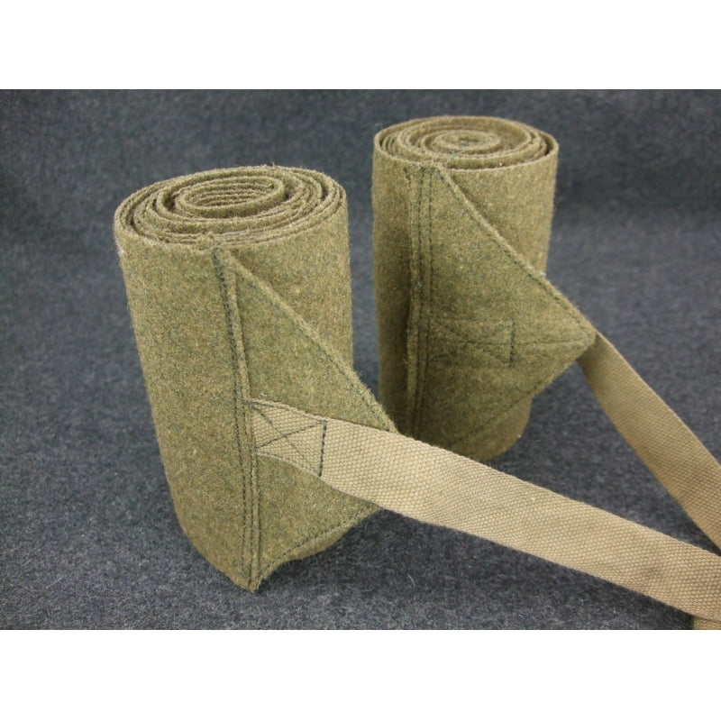 WW2 France French Wool Leggings Puttee Pair| Hikimilitariashop