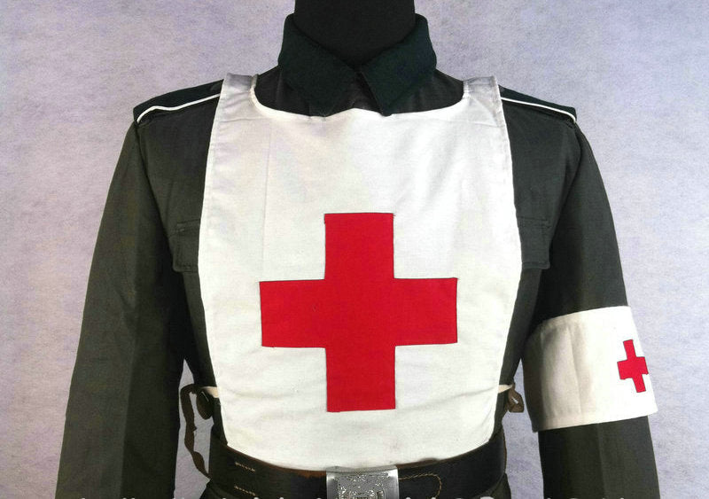 WW2 German Medic Red Cross Chest Apron & Armband| Hikimilitariashop