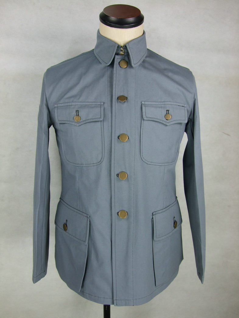 WW2 China Chinese Officer KMT Field Jacket Tunic Grey Gray ...