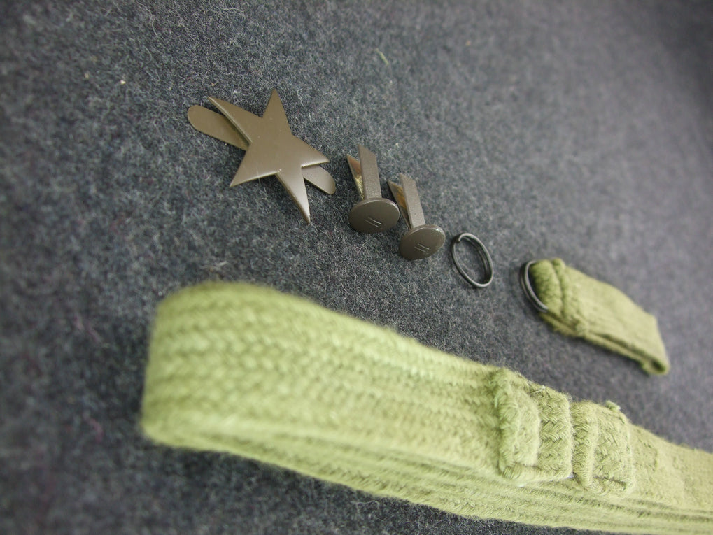 WWII Japanese Helmet Chin Strap + Insignia IJA| Hikimilitariashop