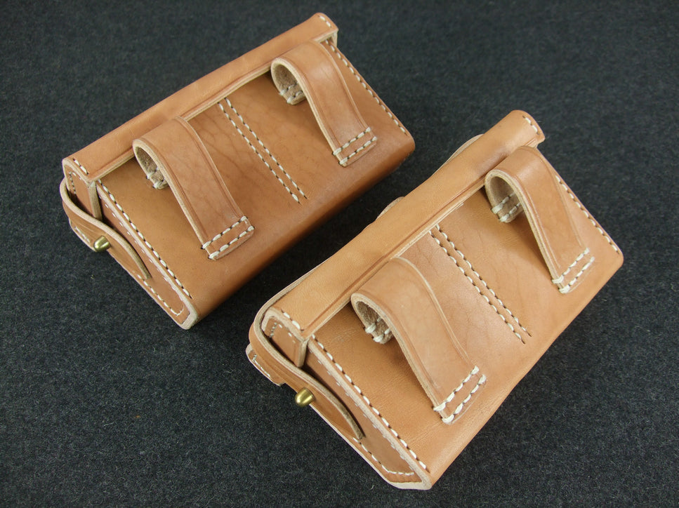 WWII IJA Type 38 Ammo Front Pouch T38 Pair| Hikimilitariashop