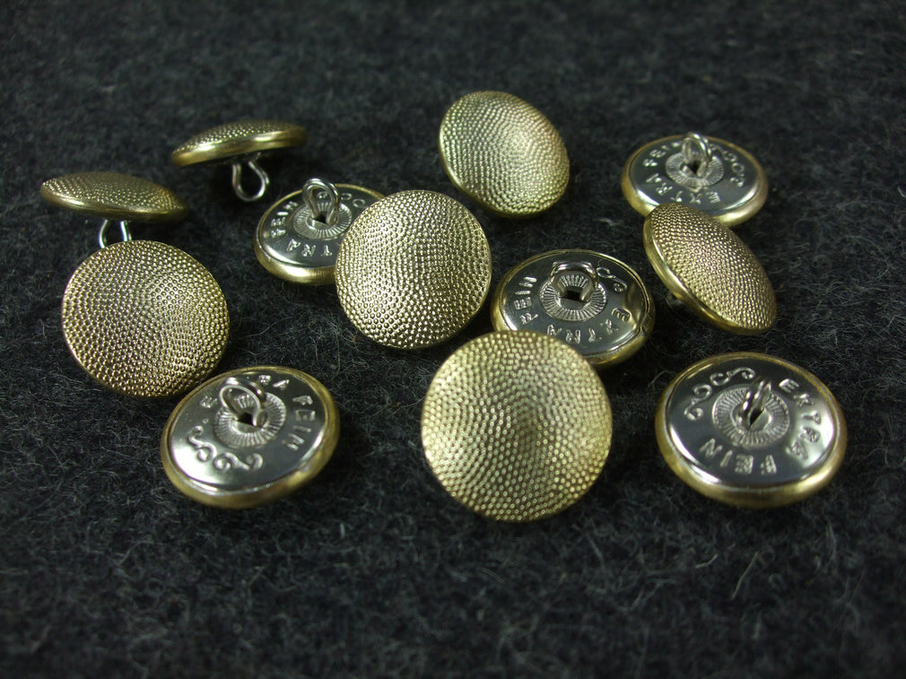 WWII German Officer Pebble Grain Tunic Button Gold| Hikimilitariashop