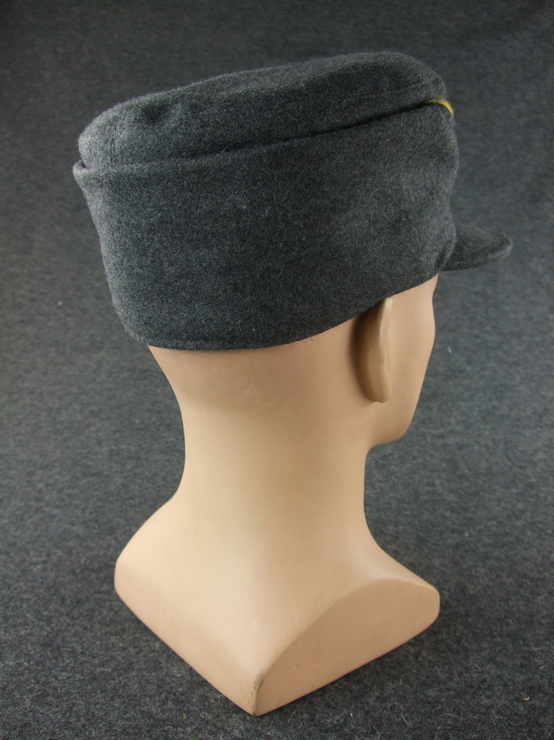 WW2 Finnish Enlisted Soldier Field Cap With Piping Cavalry Dragoons Ye ...