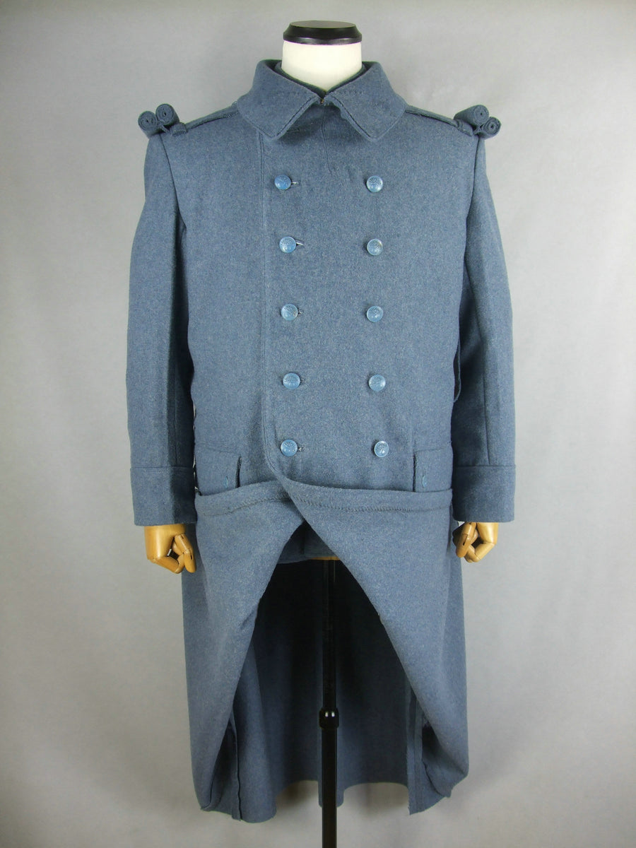 WW1 French Army M1915 Horizon Blue Double Breasted Greatcoat Bleu Hori ...