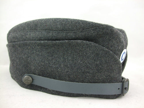 WW2 Finnish Enlisted Soldier Side Cap With Badge Dark Grey ...