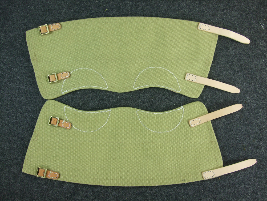 WW2 British Army Canvas Gaiters Sand| Hikimilitariashop