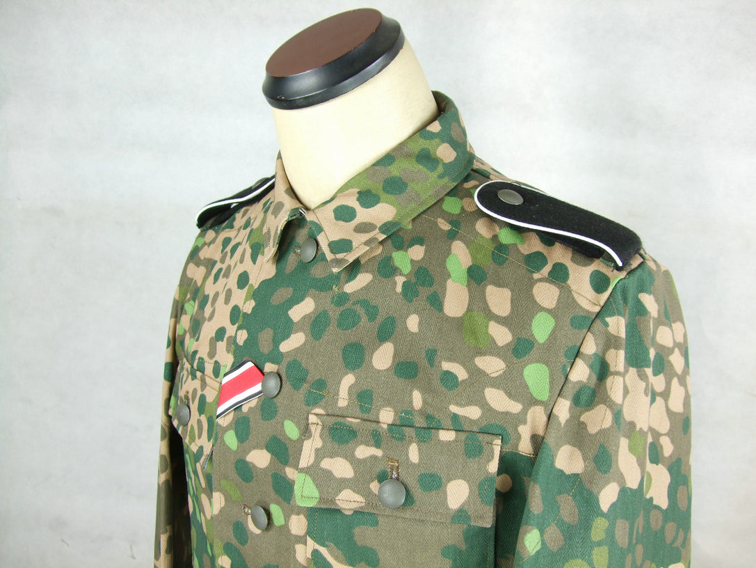 WWII German Elite HBT Pea Dot 44 Field Tunic| Hikimilitariashop