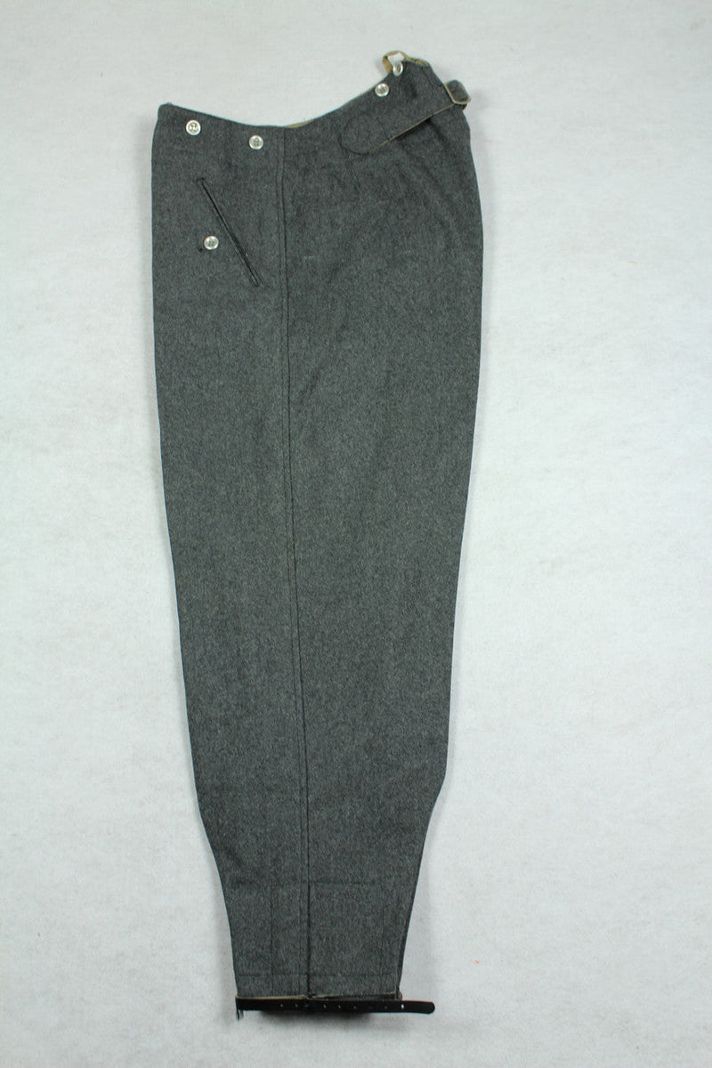 WWII German Mountain Troops M37 Stone Gray Wool Trousers Pants ...