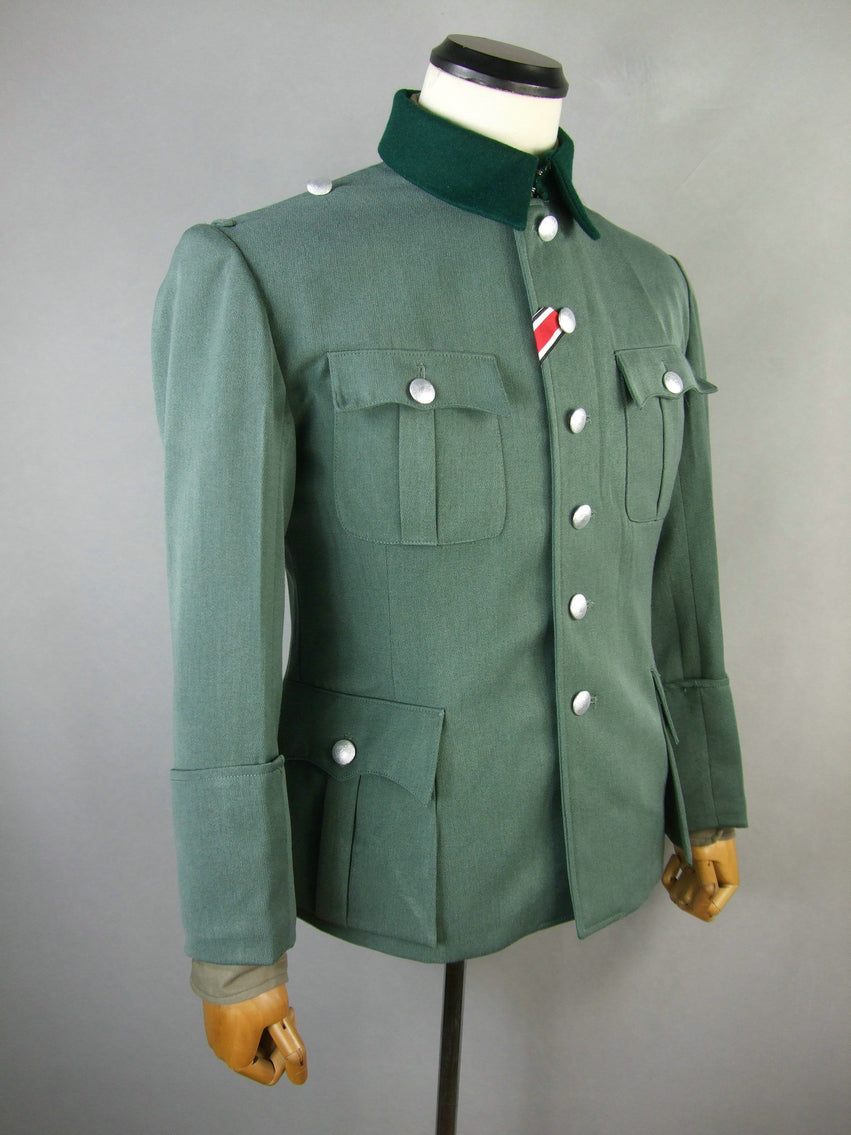 WWII German Field Grey Gabardine Officer M36 Tunic Jacket ...