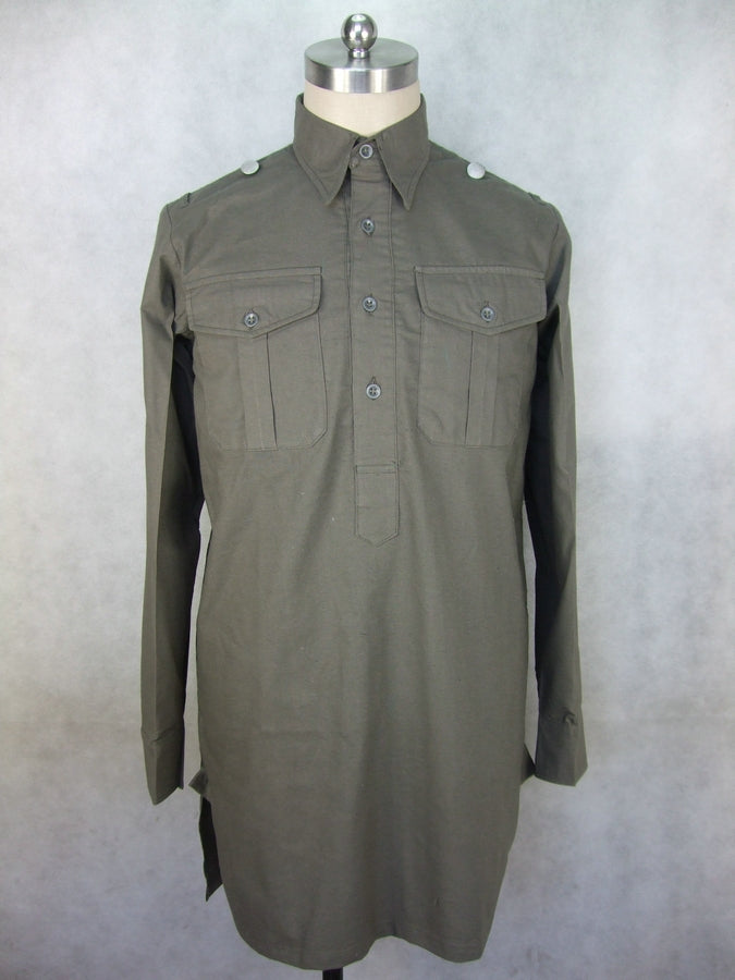 WWII German Heer Elite M43 Service Shirt Dark Grey| Hikimilitariashop