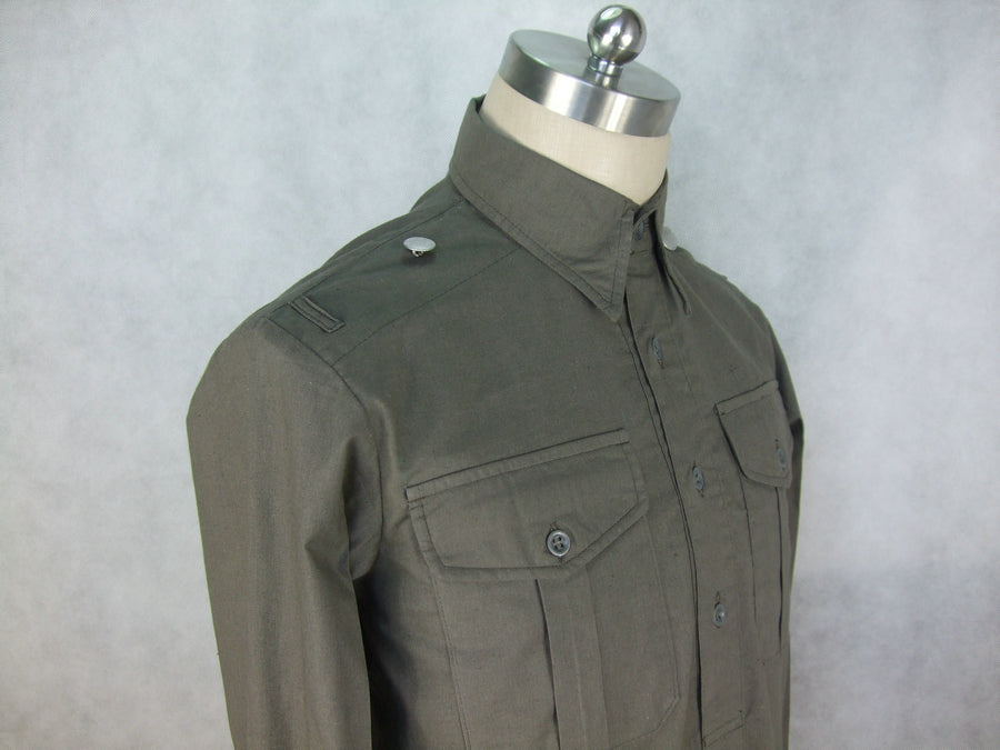 WWII German Heer Elite M43 Service Shirt Dark Grey| Hikimilitariashop