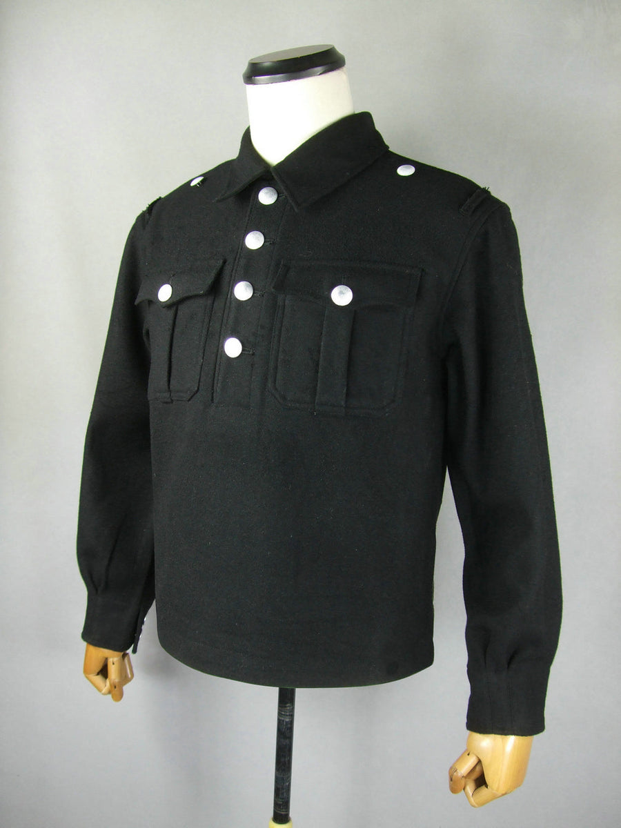 WW2 German HJ Black Wool Uniform Winter Smock| Hikimilitariashop