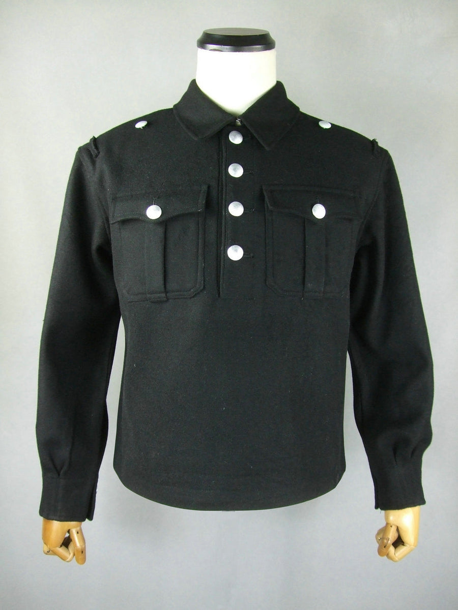 WW2 German HJ Black Wool Uniform Winter Smock| Hikimilitariashop