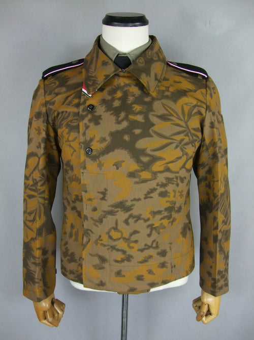 WWII German Palm Forest Camo Panzer Wrap Tunic Fall| Hikimilitariashop