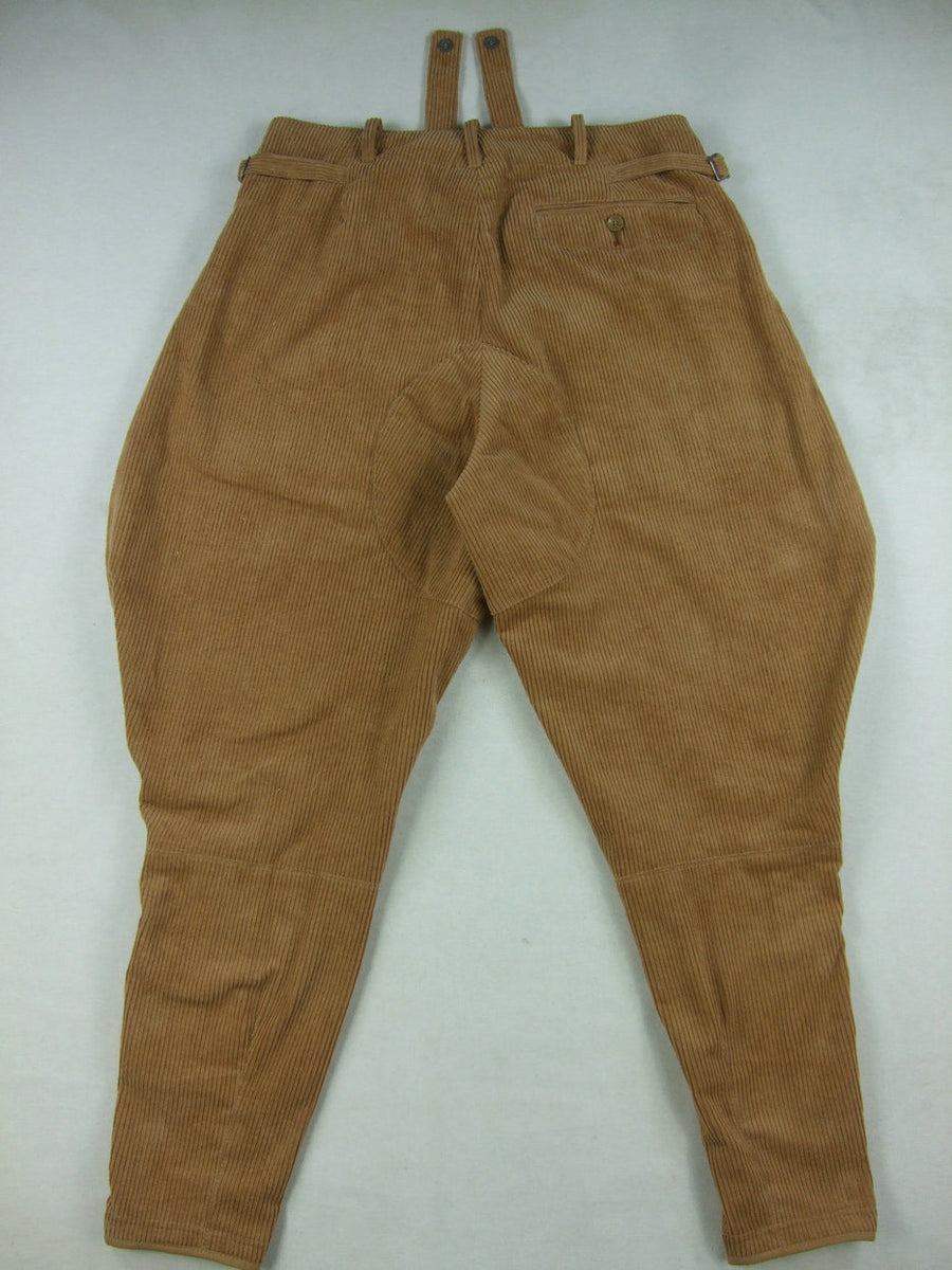 WW2 German Elite SA Breeches Brown Cotton Corduroy| Hikimilitariashop
