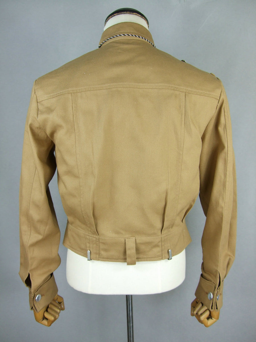 WWII German Elite SA Brown Cotton Shirt Tunic| Hikimilitariashop