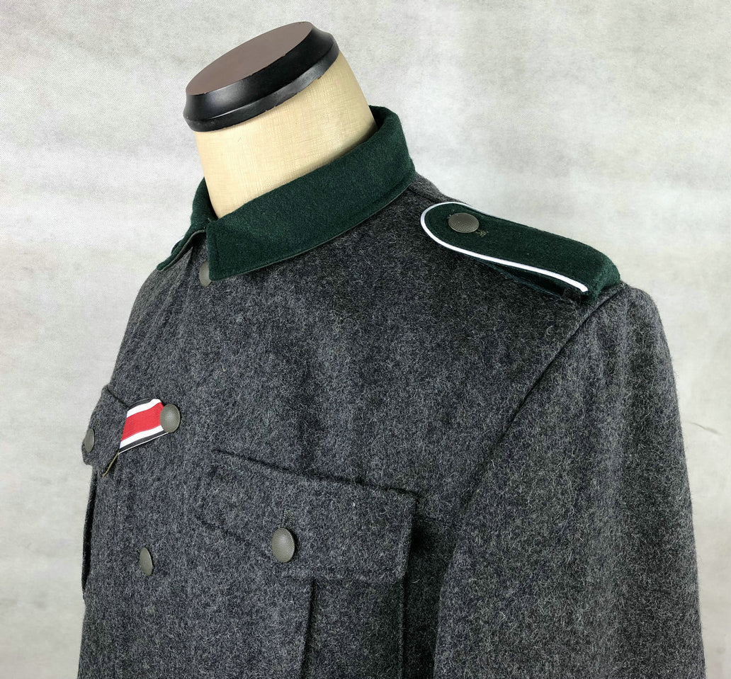 WWII German M36 EM Enlisted Wool Field Tunic Stone Grey| Hikimilitariashop