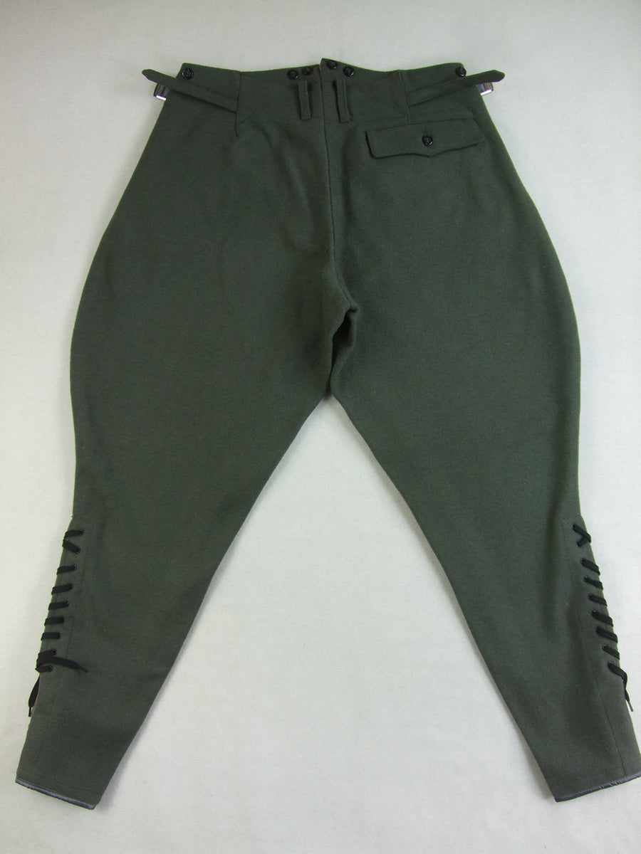 WW2 German Officer M36 Wool Field Gray Breeches| Hikimilitariashop