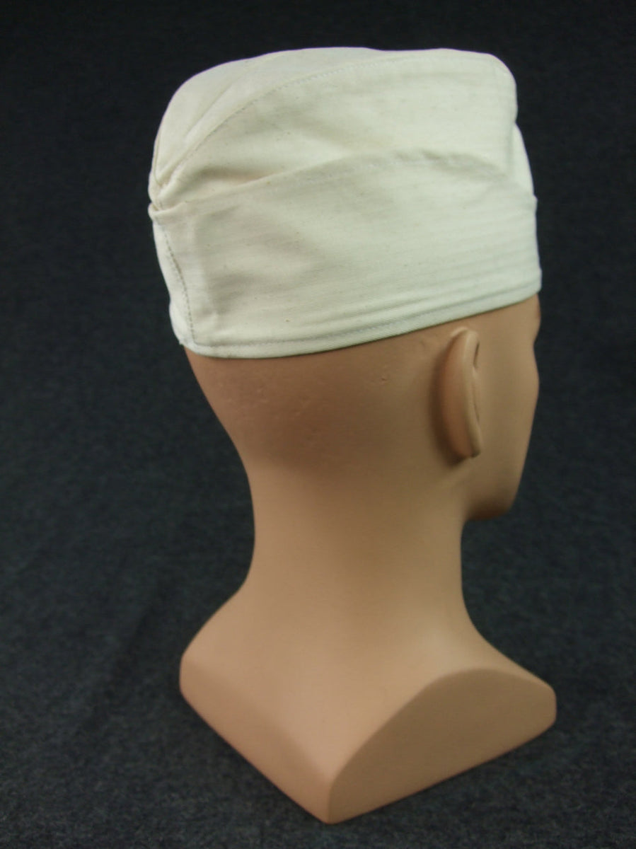 WWII German WH M40 Off White HBT Side Cap EM Soldier| Hikimilitariashop