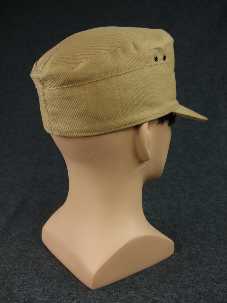 WWII German DAK Field Cap EM Sand| Hikimilitariashop