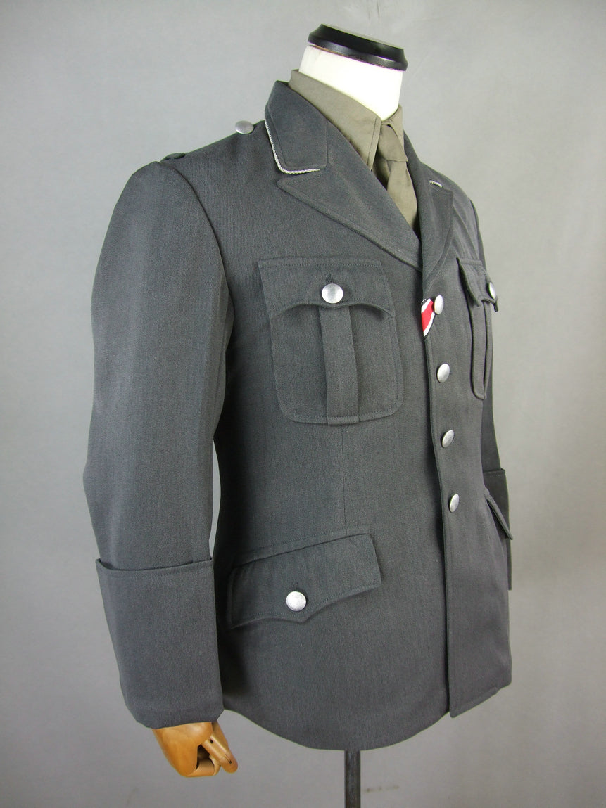 WWII German Elite M34 Officer Stone Grey Gabardine Dress Tunic ...