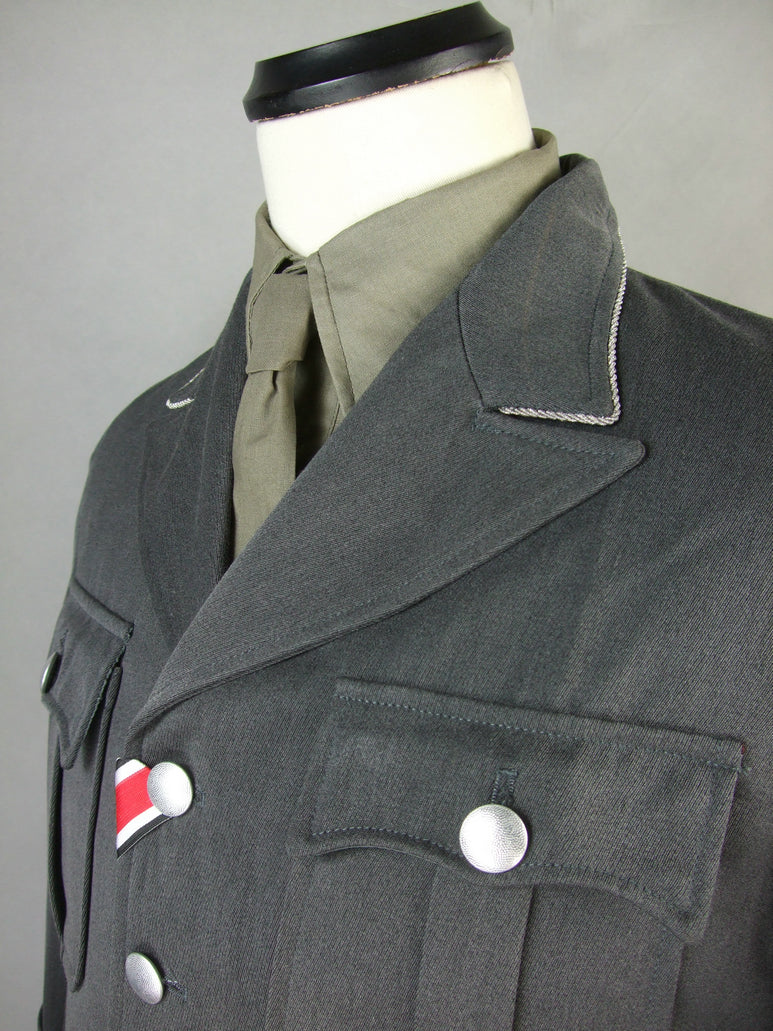 WWII German Elite M34 Officer Stone Grey Gabardine Dress Tunic ...