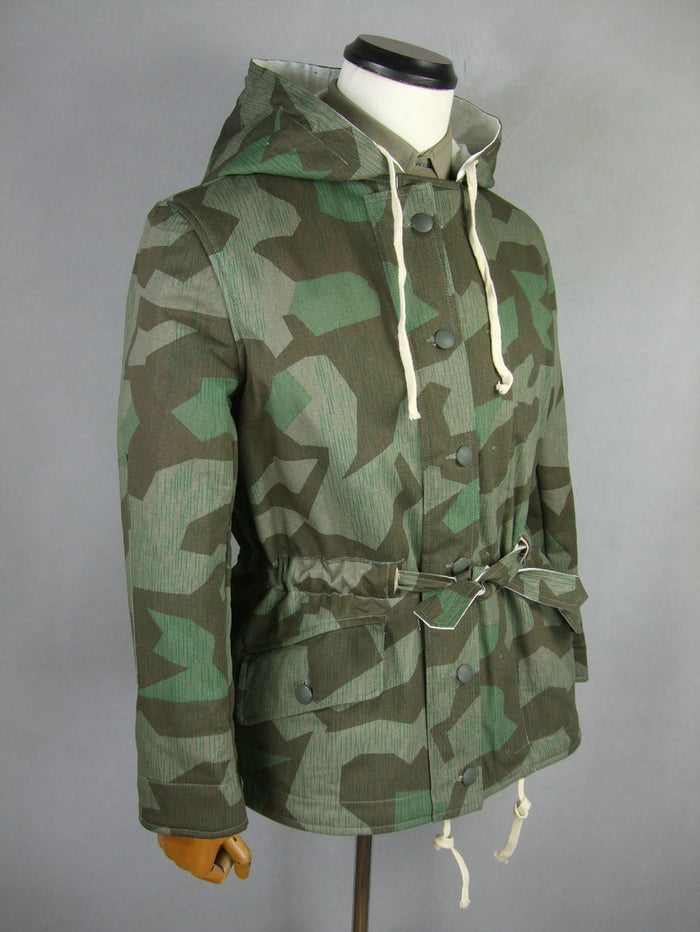 WWII German WH Splinter Camo Reversible Winter Parka| Hikimilitariashop
