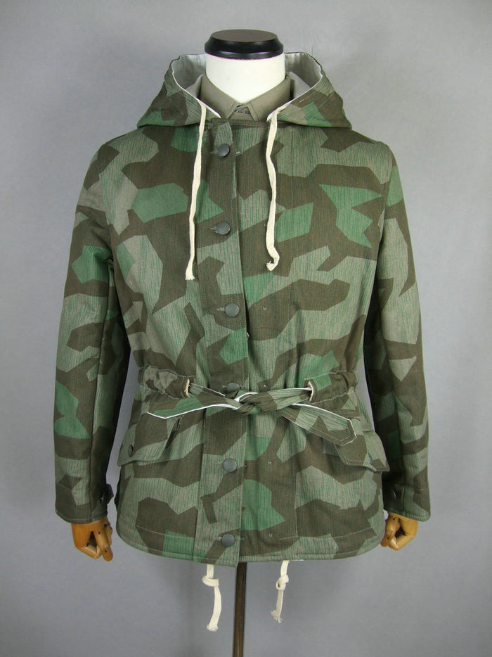 WWII German WH Splinter Camo Reversible Winter Parka| Hikimilitariashop