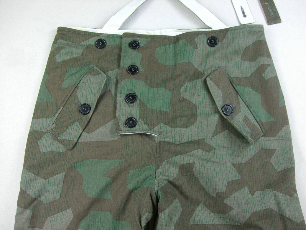 WWII German WH Splinter Camo Reversible Winter Pants| Hikimilitariashop